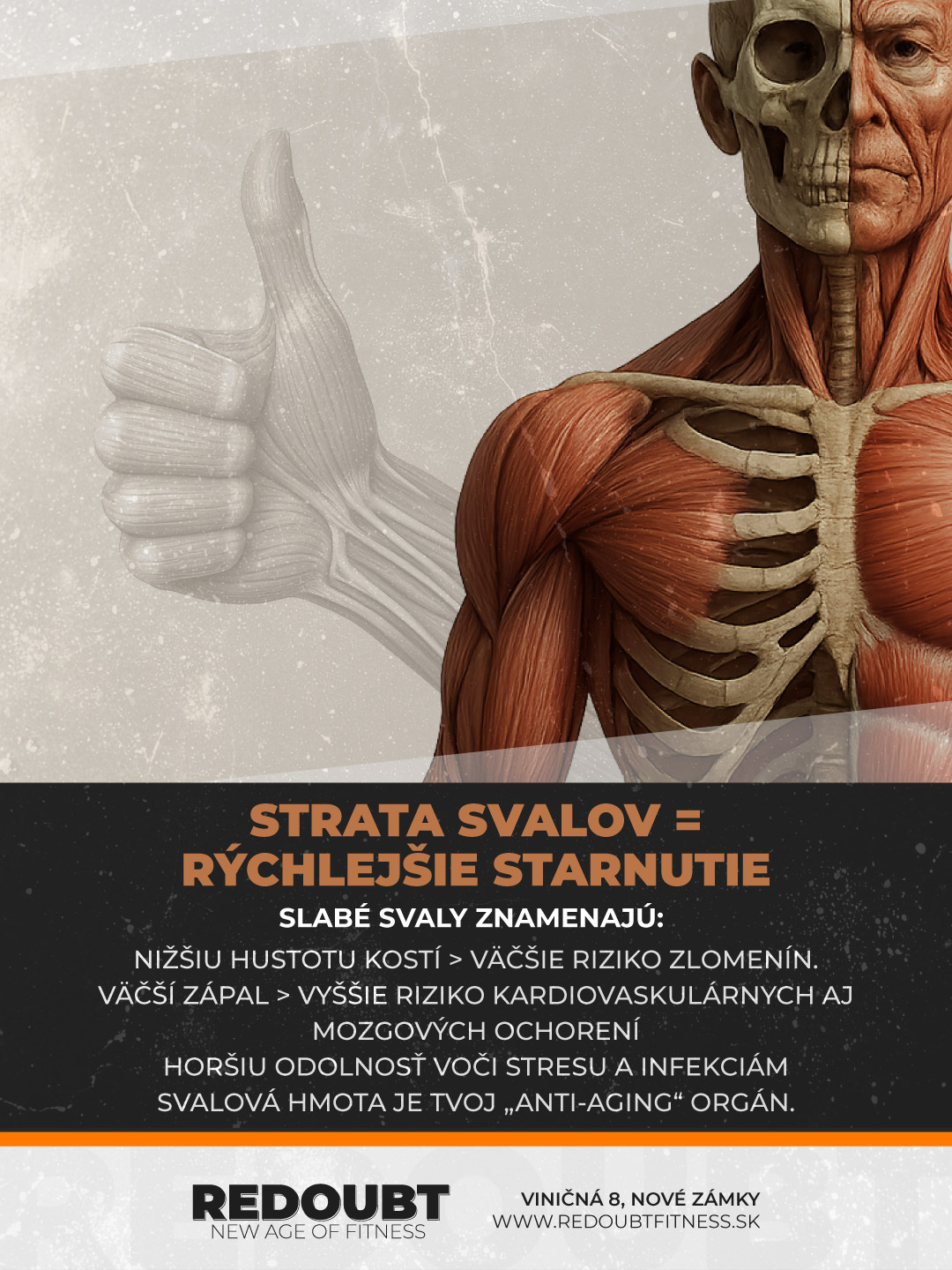 Nie je to vek. Je to strata svalov. | Redoubt Fitness